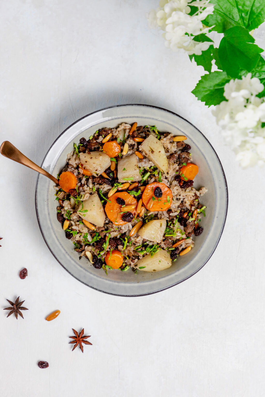 Mediterranean Spiced Rice - Science & Crumbs