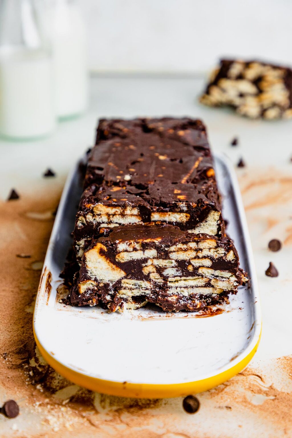 Lazy Cake (Chocolate Biscuit Cake) - Science & Crumbs